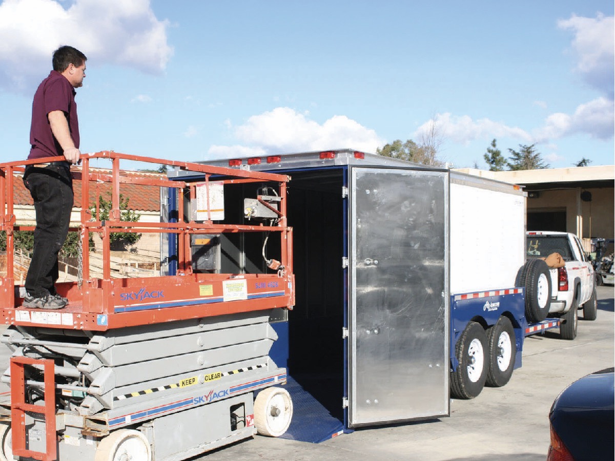 The #1 Scissor Lift Trailer - Air-tow Trailers